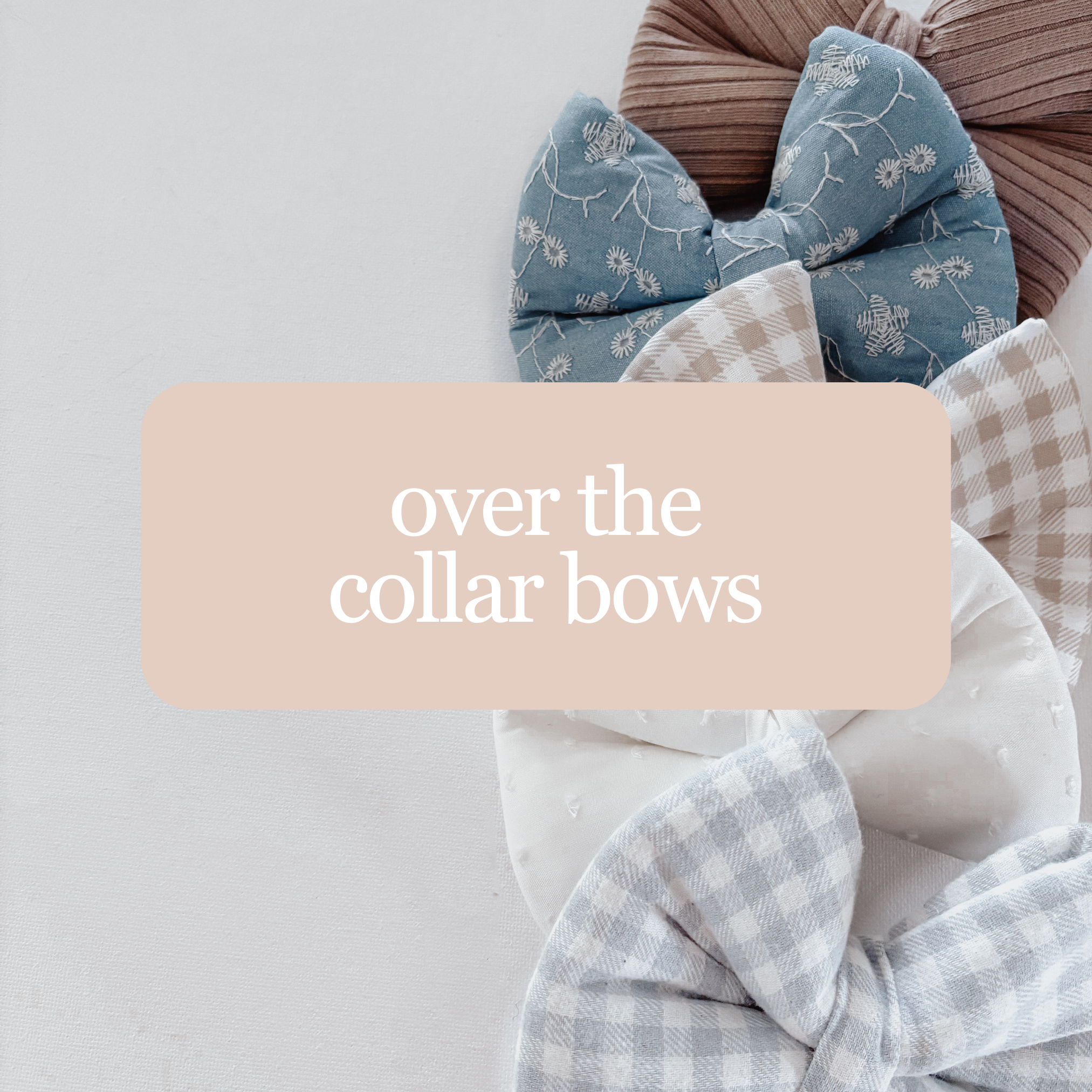 Over The Collar Dog Bows – halipup